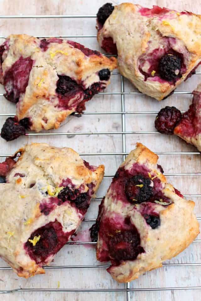 Lemon Berry Scones - BakingQueen74