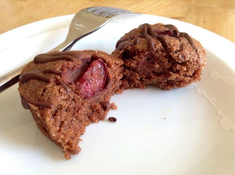 Black Forest Cherry Friands - BakingQueen74