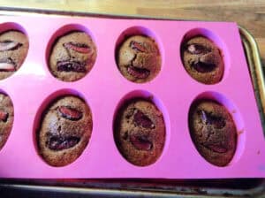 Black Forest Cherry Friands - BakingQueen74