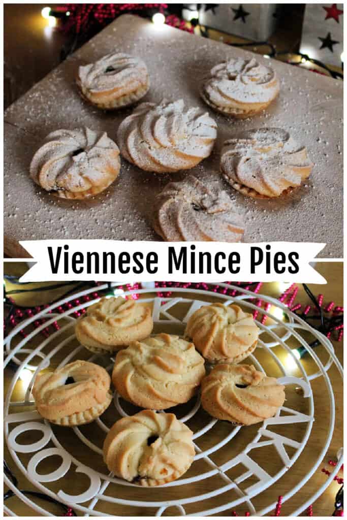Cranberry and Almond Viennese Mince Pies - BakingQueen74