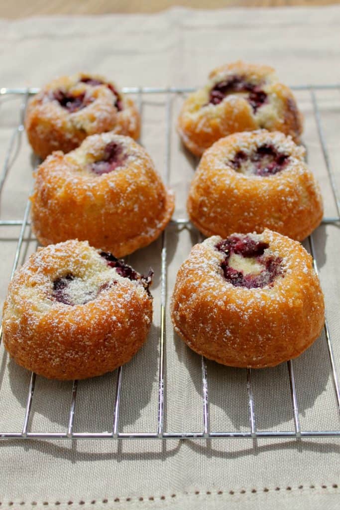Blackberry Mini Bundts - BakingQueen74