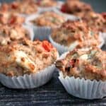 Feta and Pepper Savoury Muffins - BakingQueen74