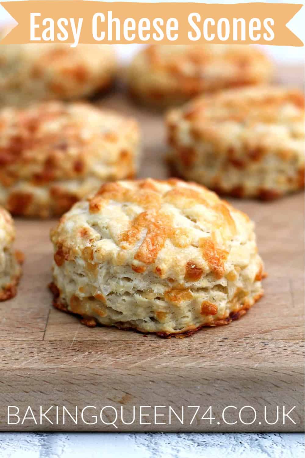 Easy Cheese Scones - BakingQueen74