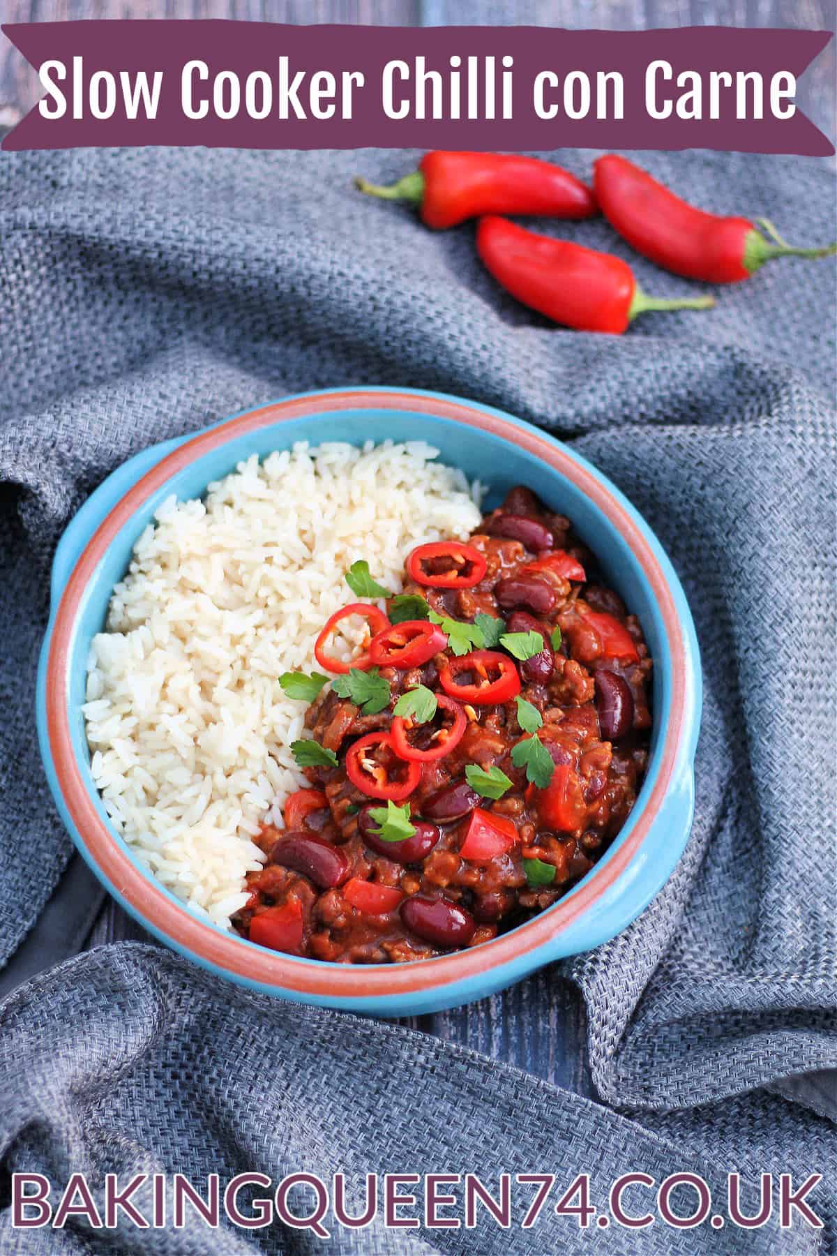 Slow Cooker Chilli Con Carne - BakingQueen74
