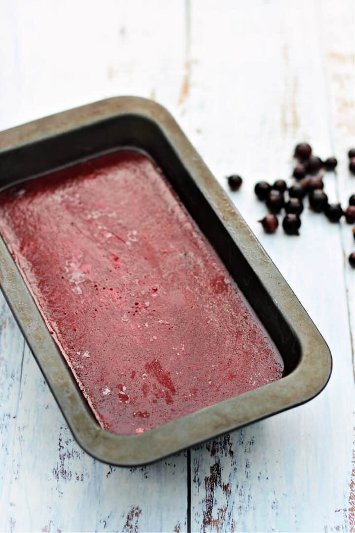 Blackcurrant Sorbet - BakingQueen74
