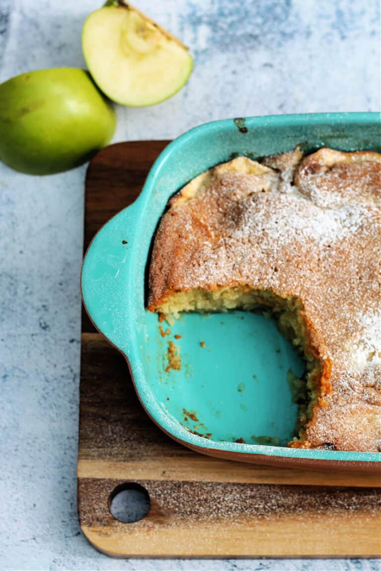 Apple Sponge Pudding - BakingQueen74
