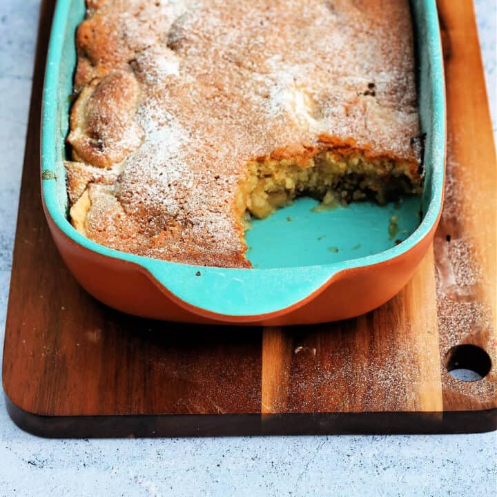 Apple Sponge Pudding - BakingQueen74