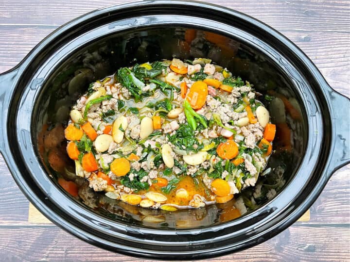 Slow Cooker Turkey Mince Stew - BakingQueen74